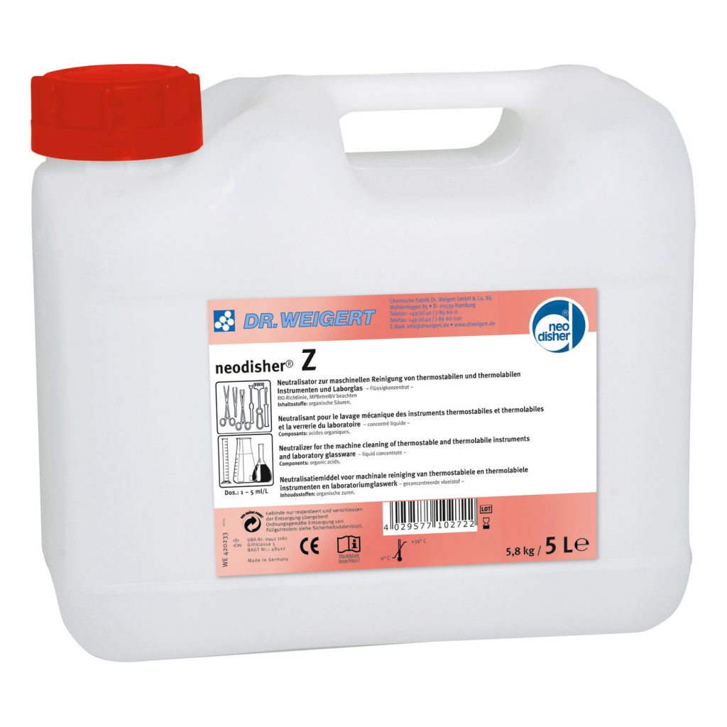 Neodisher Z neutraliseringsmiddel, 5 L - Dental Kompagniet Webshop